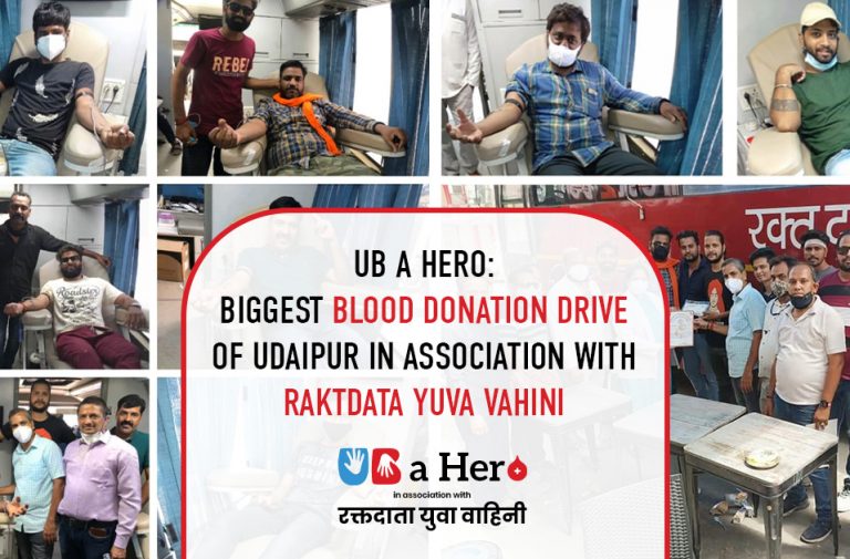 UB A Hero: Biggest Blood Donation Drive of Udaipur in Association with ...